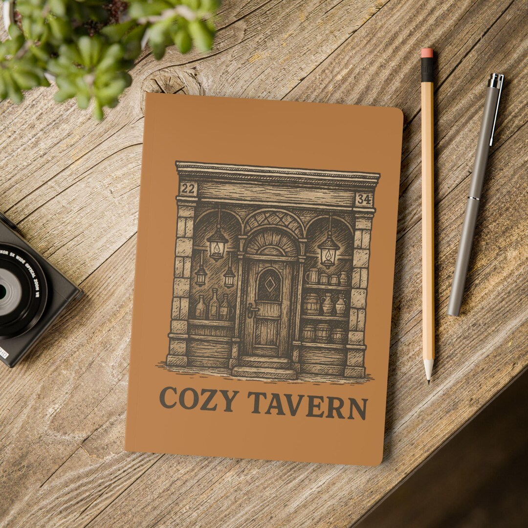 Cozy Tavern DND Notes Journal | Softcover Notebook With Inside Prints ...