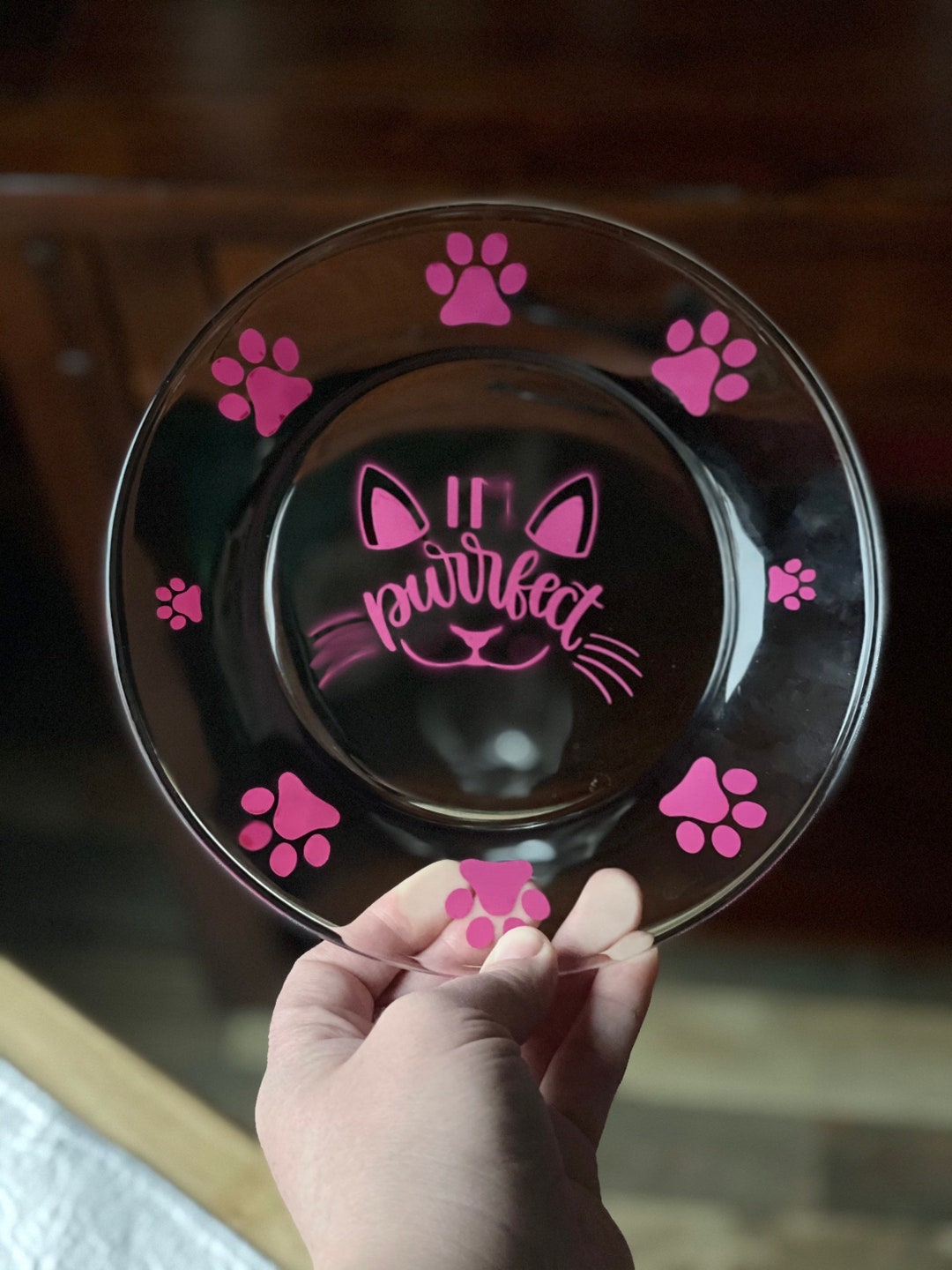 Meow Chow Food Dish for Kittys With Sensitive Whiskers - Etsy