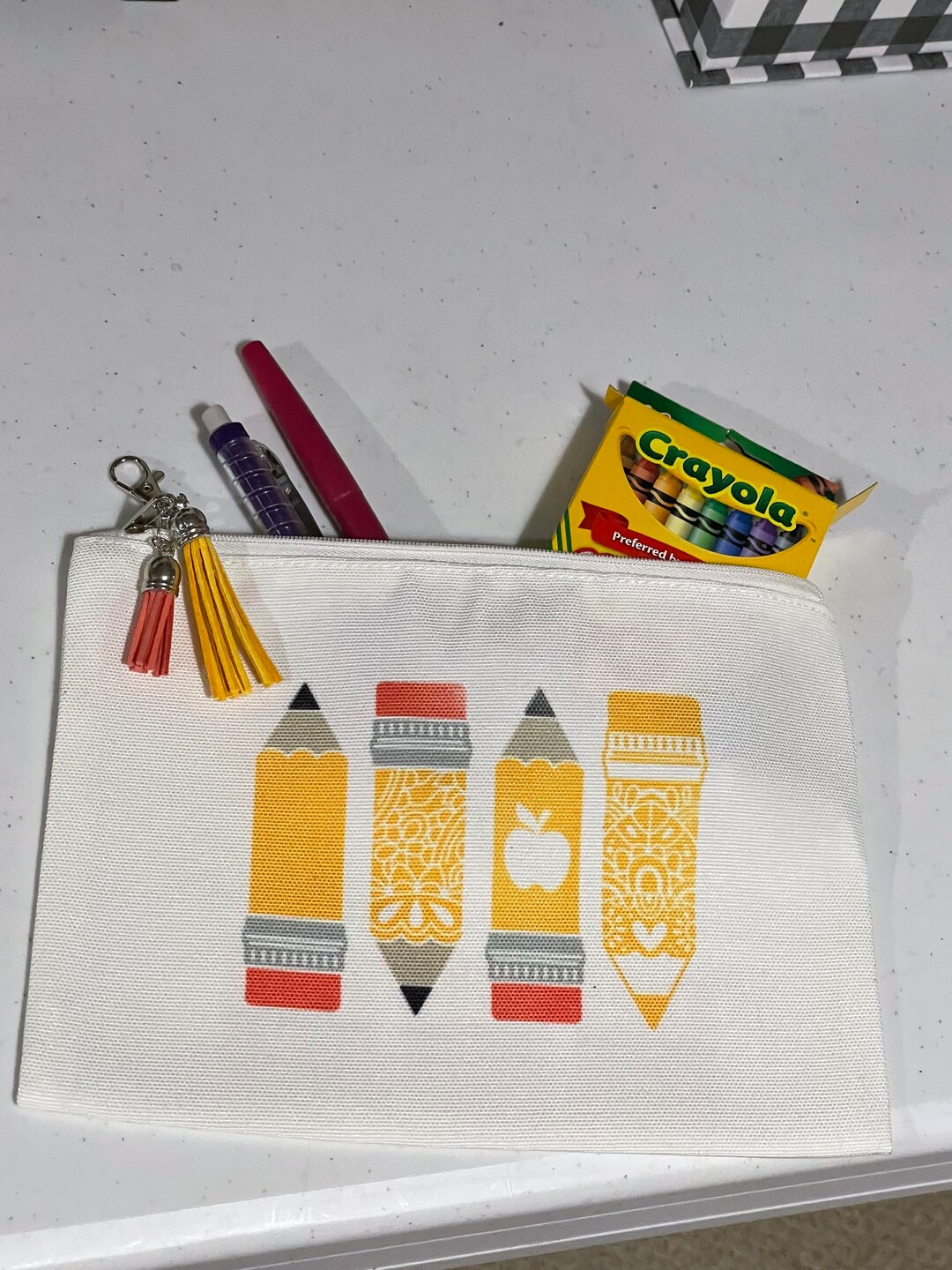 Customizable - Back to School - Pencil Pouch - Etsy