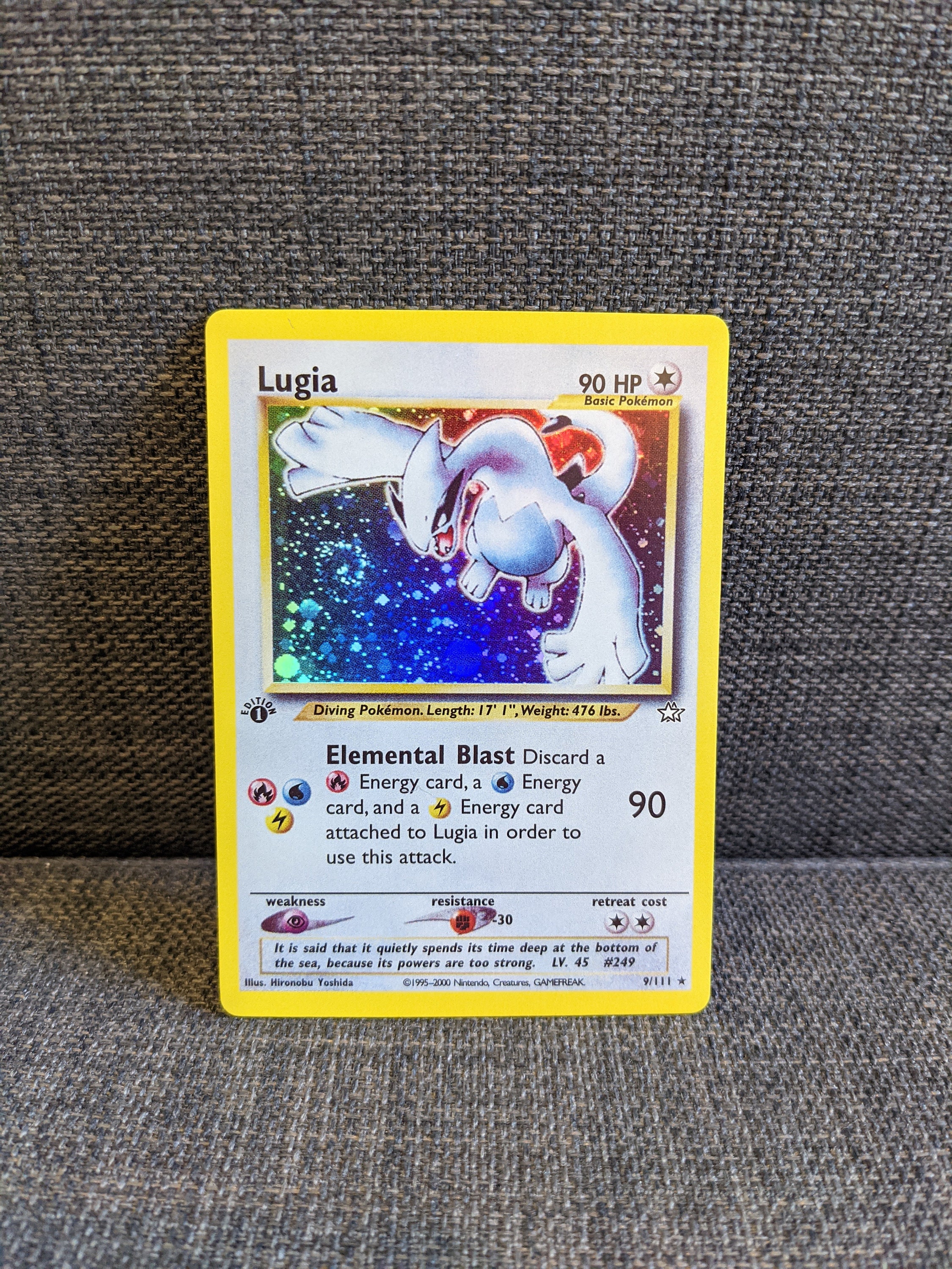 HOLO 9/111 Lugia 1st Edition Neo Genesis Handmade Proxy | Etsy