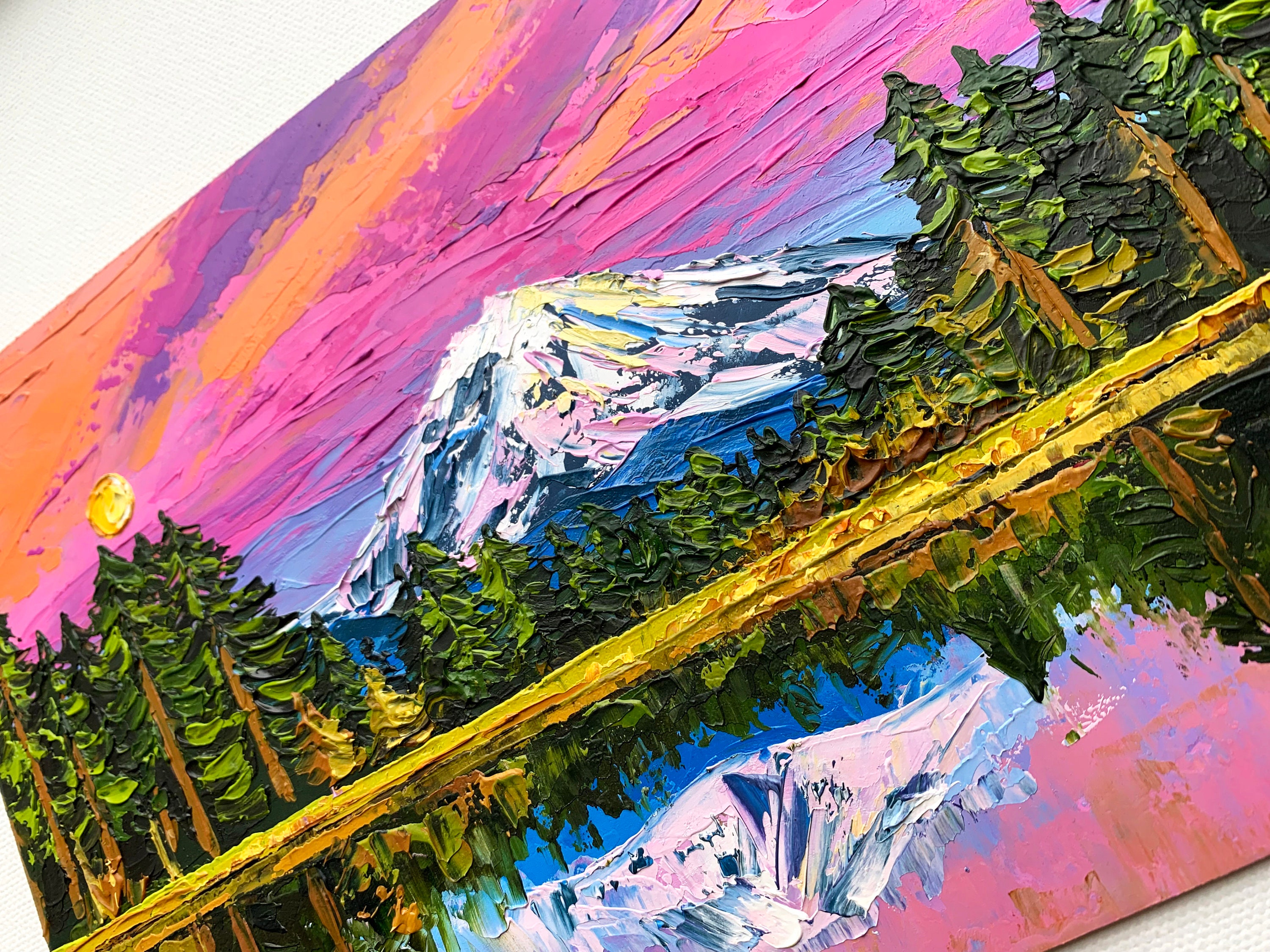 Unique Denali National Park Oil Painting Original Mount Mckinley ...
