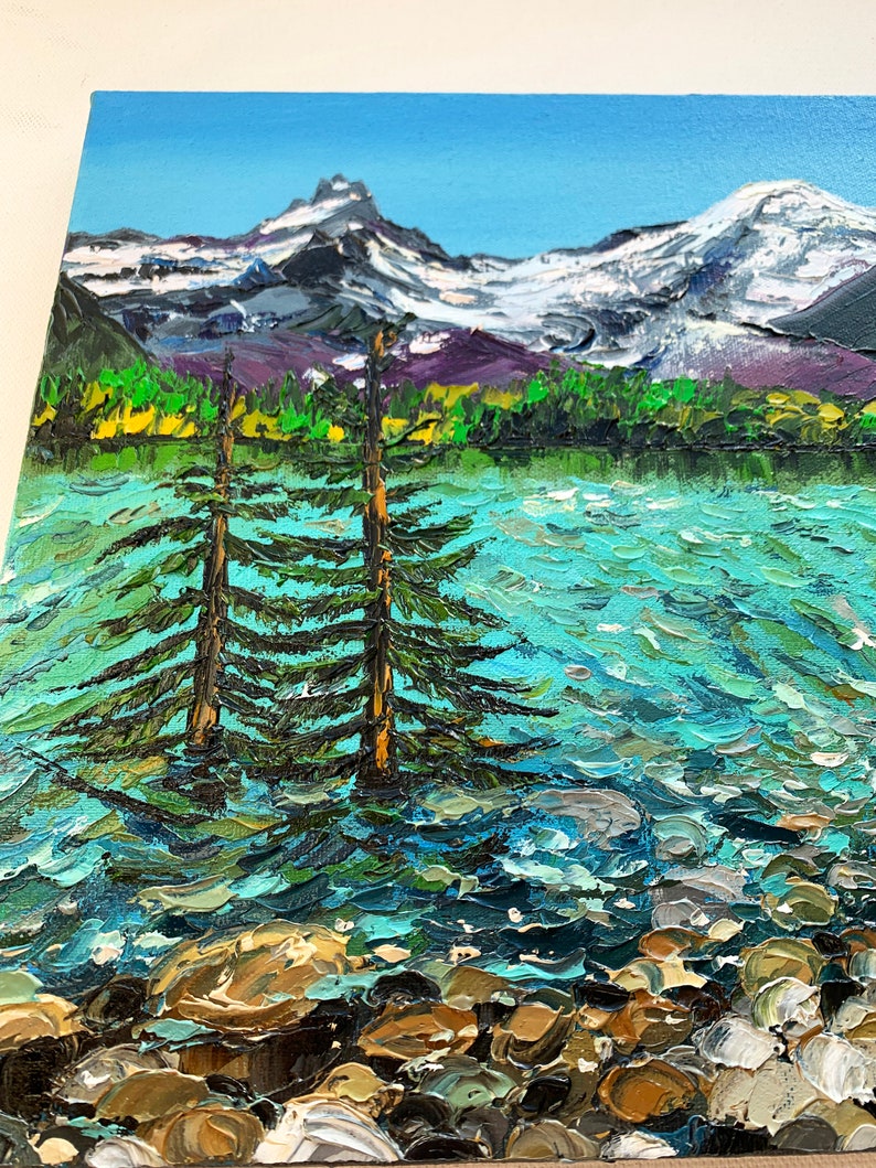 Mount Rainier Painting Original Mount Rainier National Park Oil ...