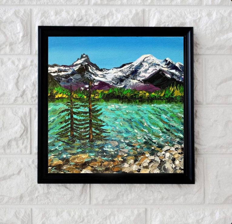 Mount Rainier Painting Original Mount Rainier National Park Oil ...