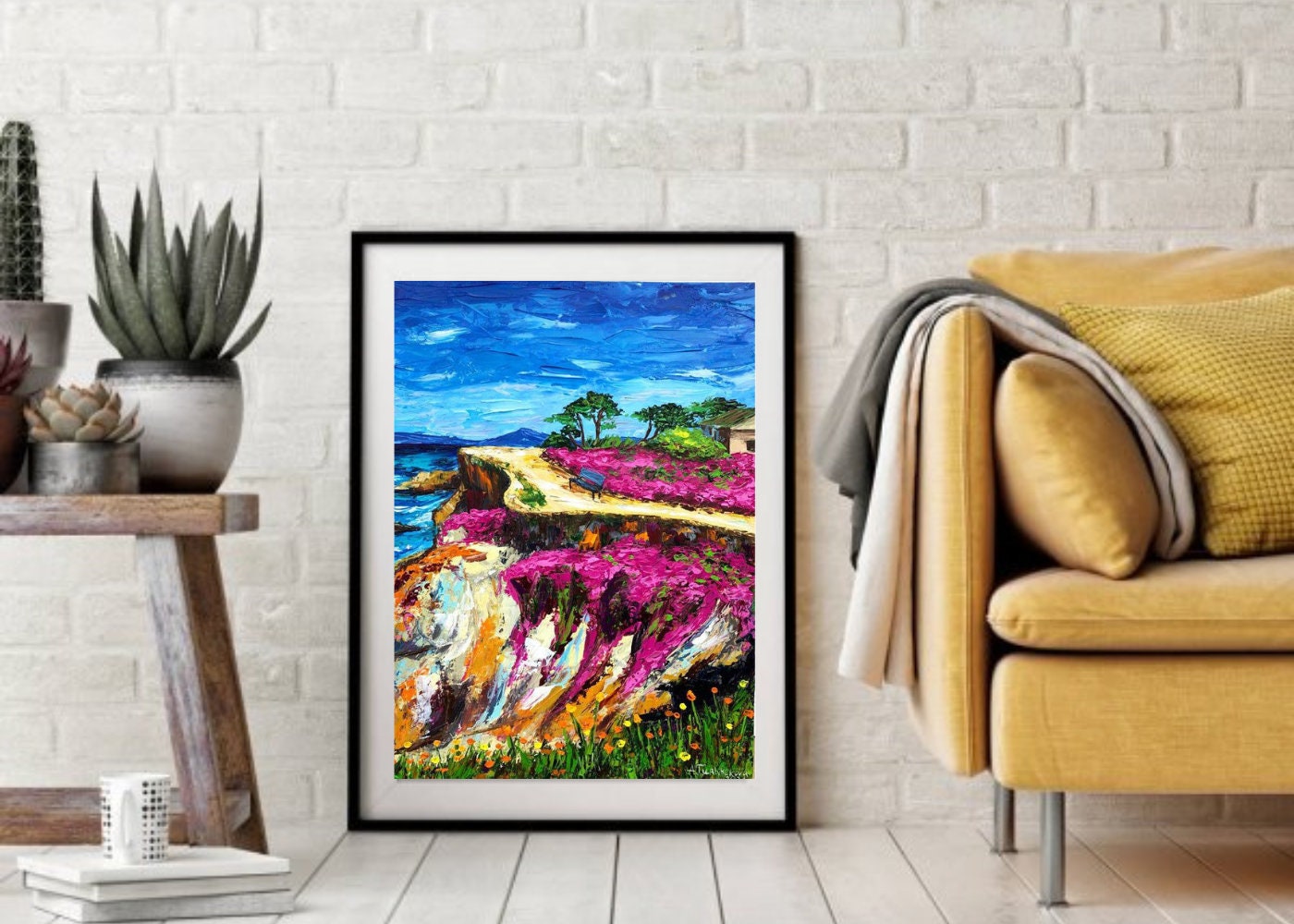 Colorful Carmel Painting Original Motley Big Sur Oil Painting Motley ...