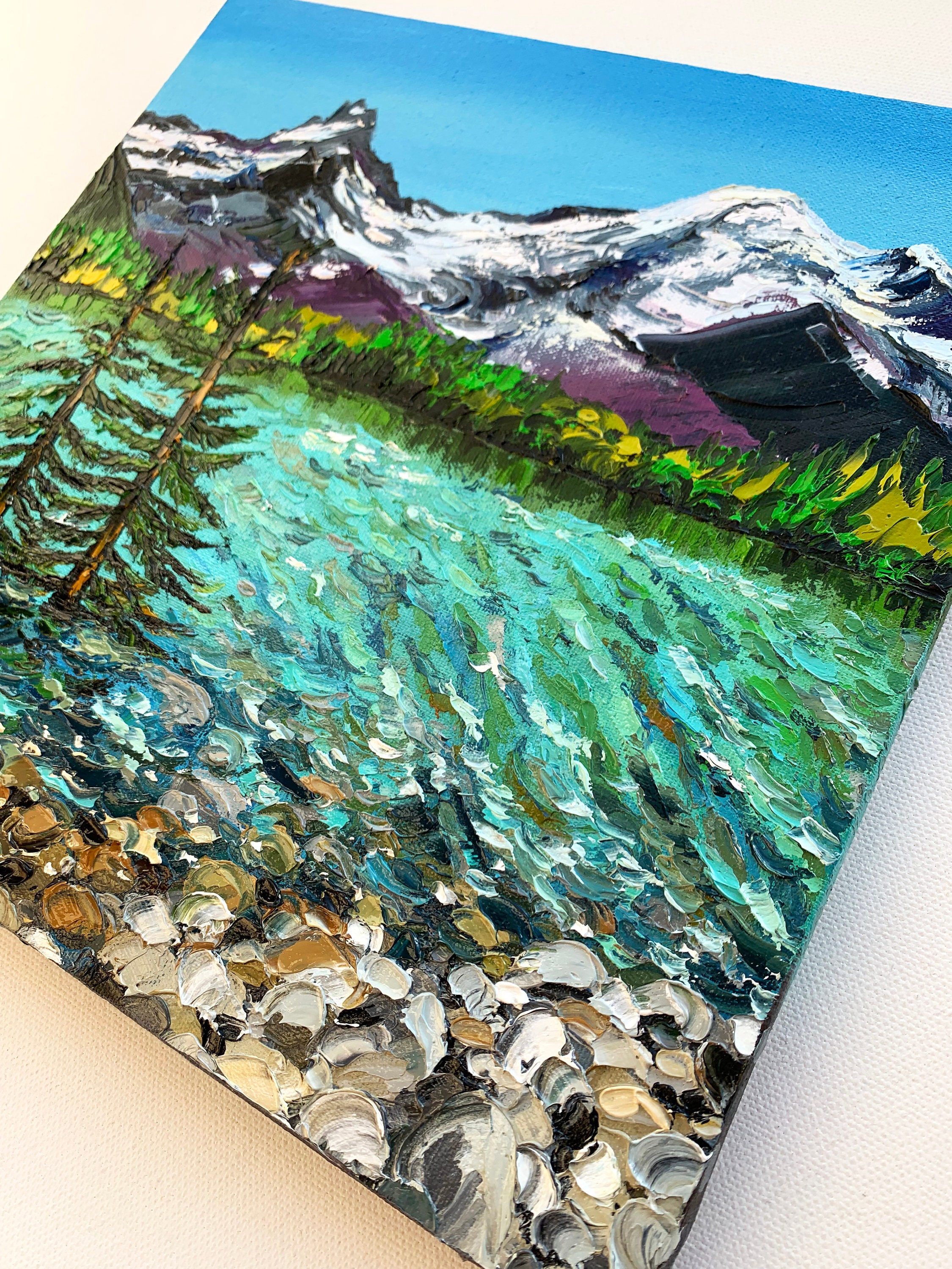 Mount Rainier Painting Original Mount Rainier National Park Oil ...