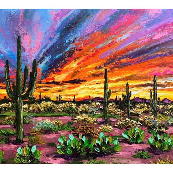 Desert Art - Etsy
