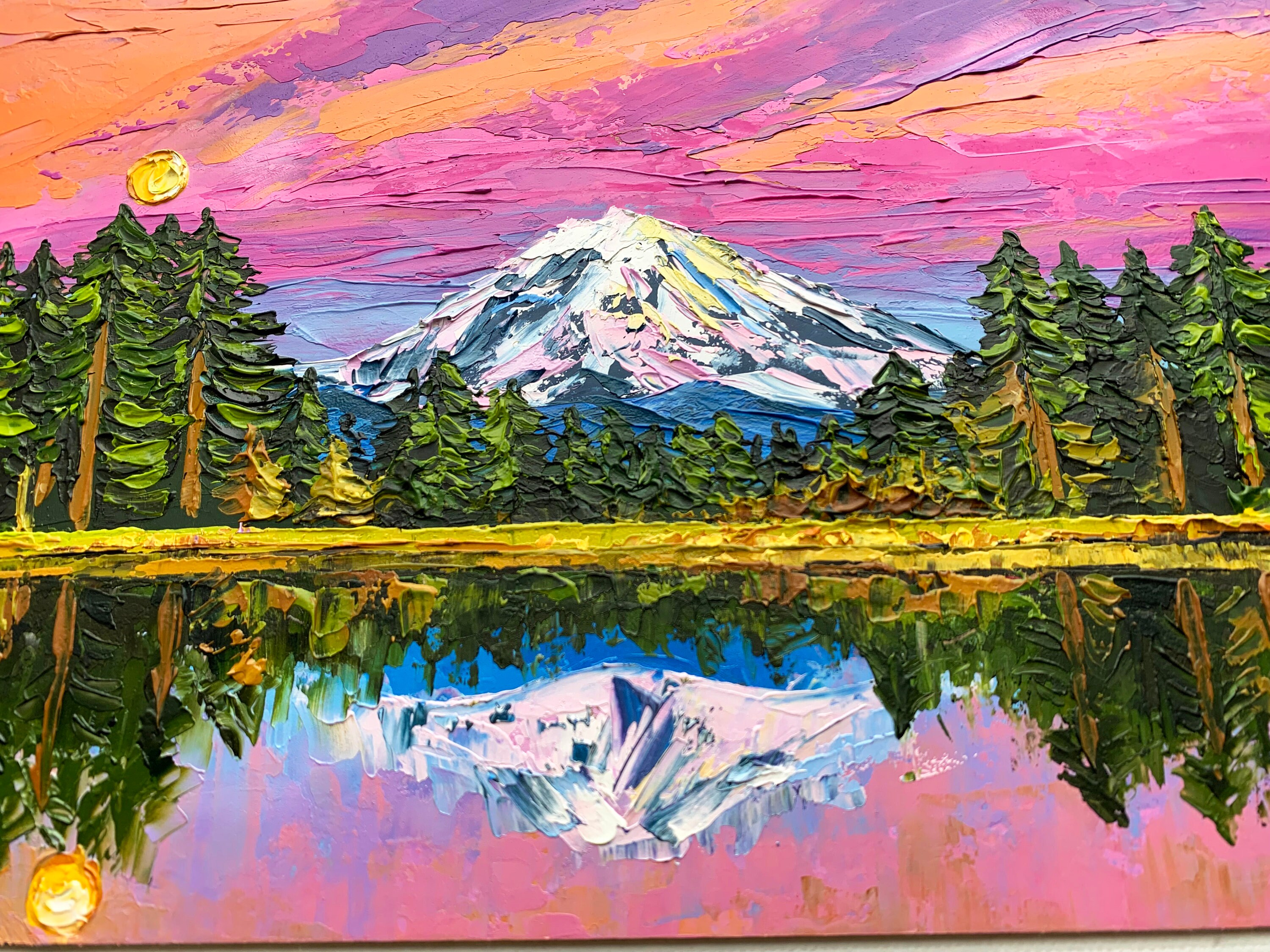 Unique Denali National Park Oil Painting Original Mount Mckinley ...
