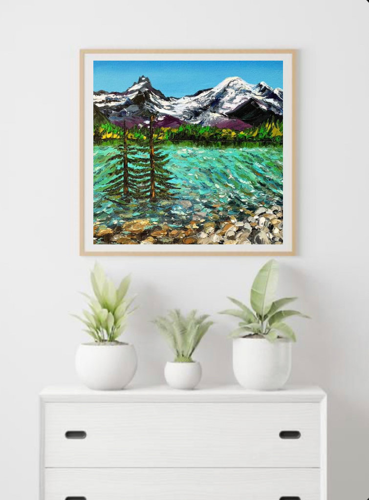 Mount Rainier Painting Original Mount Rainier National Park Oil ...