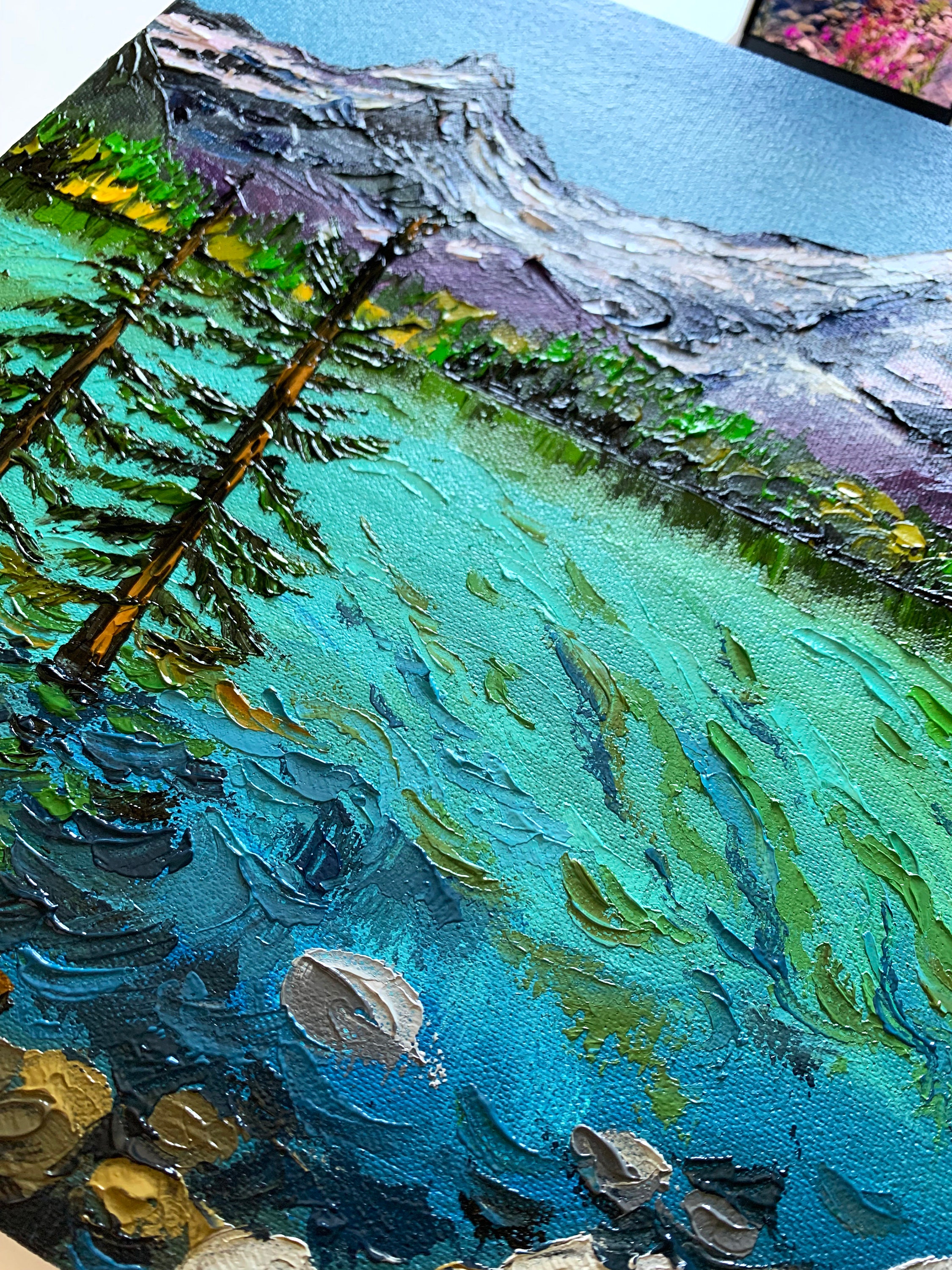 Mount Rainier Painting Original Mount Rainier National Park Oil ...