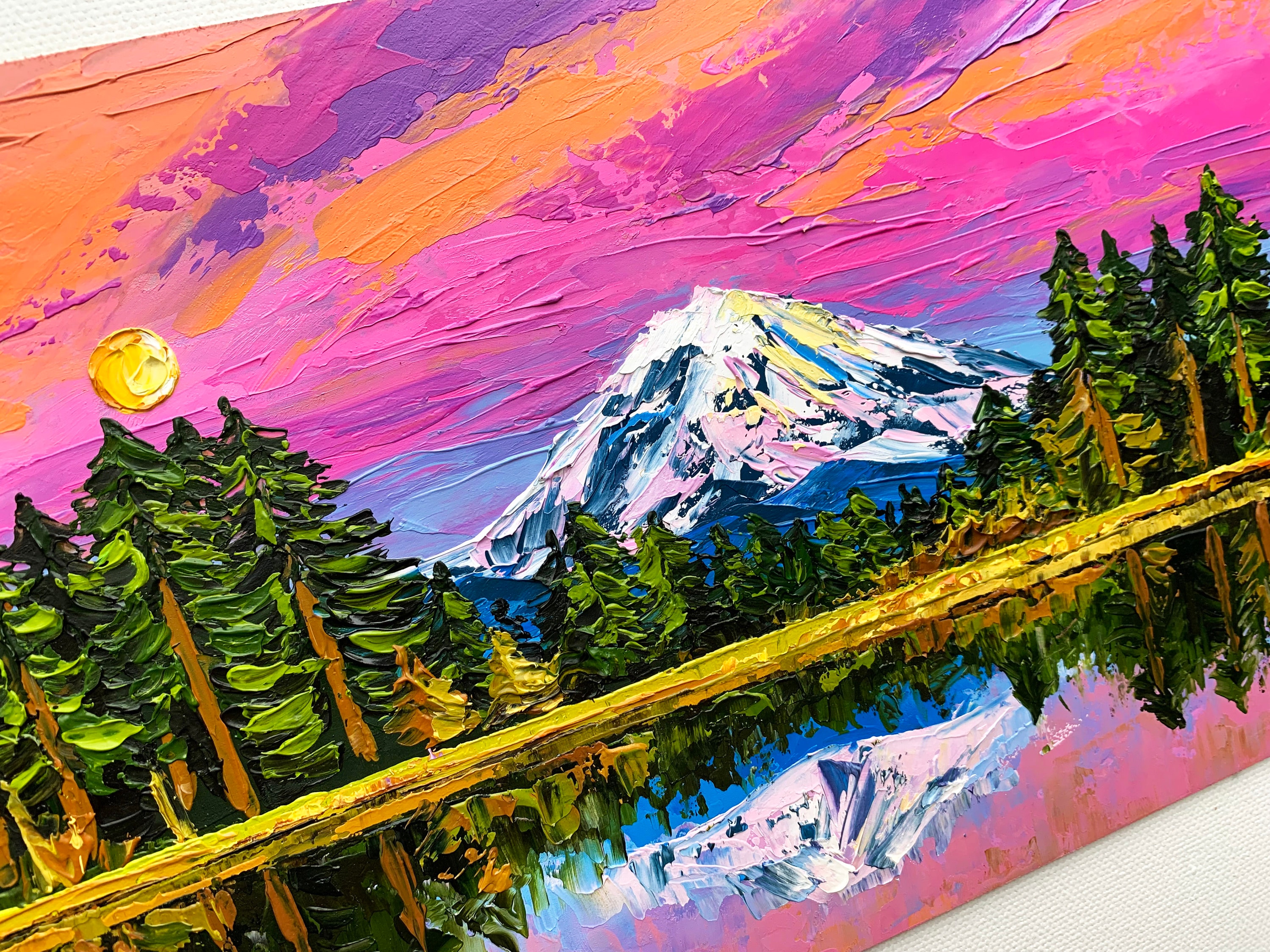 Unique Denali National Park Oil Painting Original Mount Mckinley ...