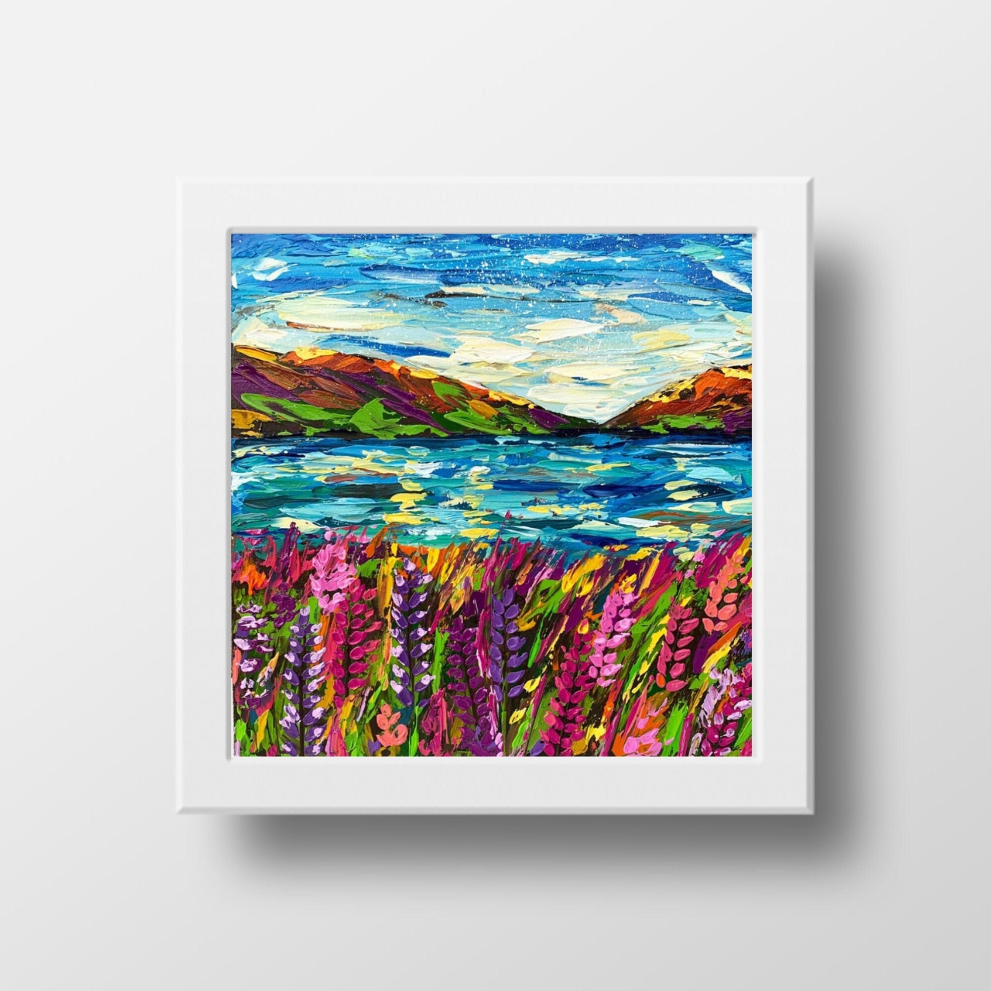 Colorful Texas Oil Painting Original Texas Seascape Artwork Texas ...