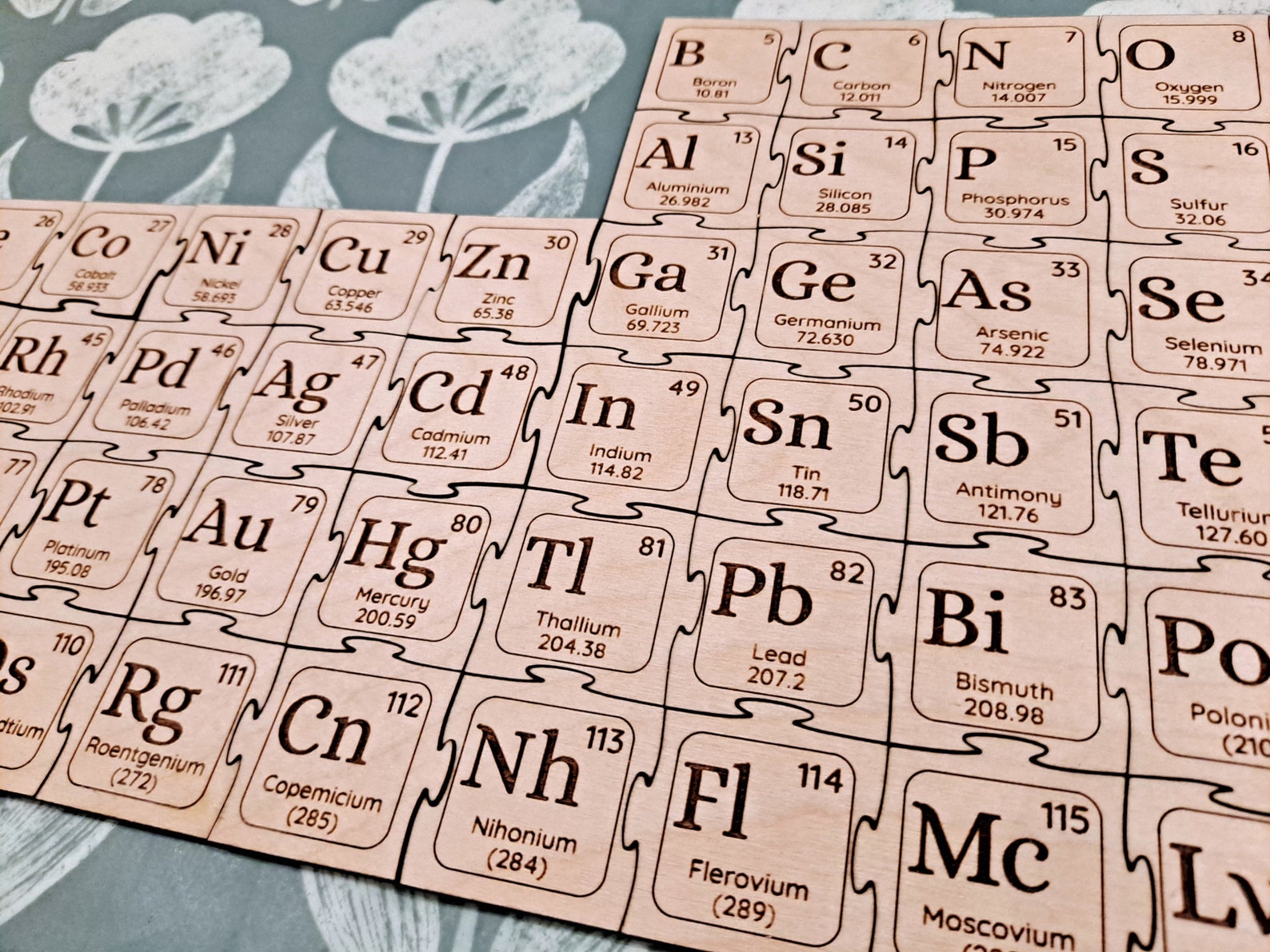 Periodic Table of Elements Laser Cut Digital (Instant Download) - Etsy