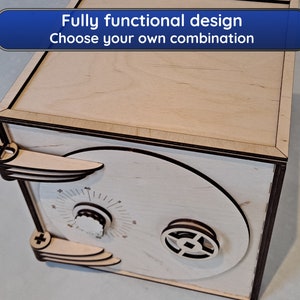 Combination Safe - Laser Cut Digital Design Files - Instant Download - Etsy