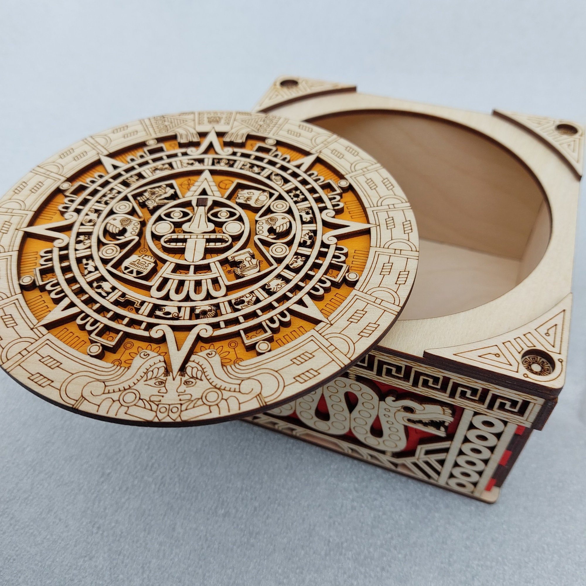Aztec Box Laser Cut Digital Design Files Instant Download - Etsy