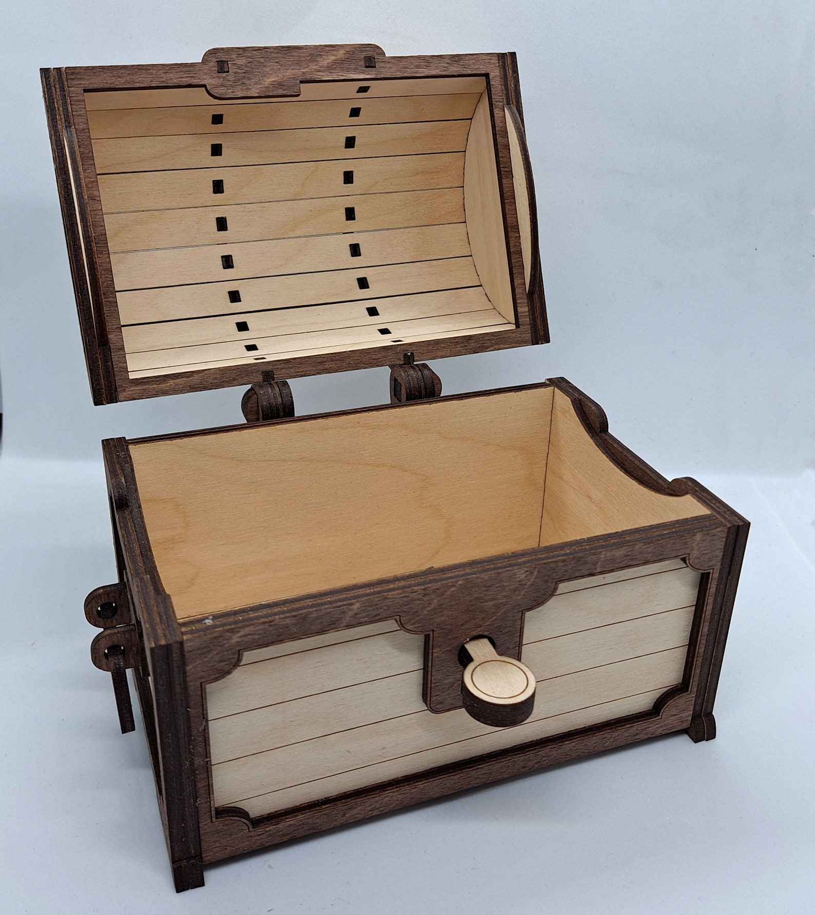 Lockable Treasure Chest Laser Cut Digital Design Files With - Etsy