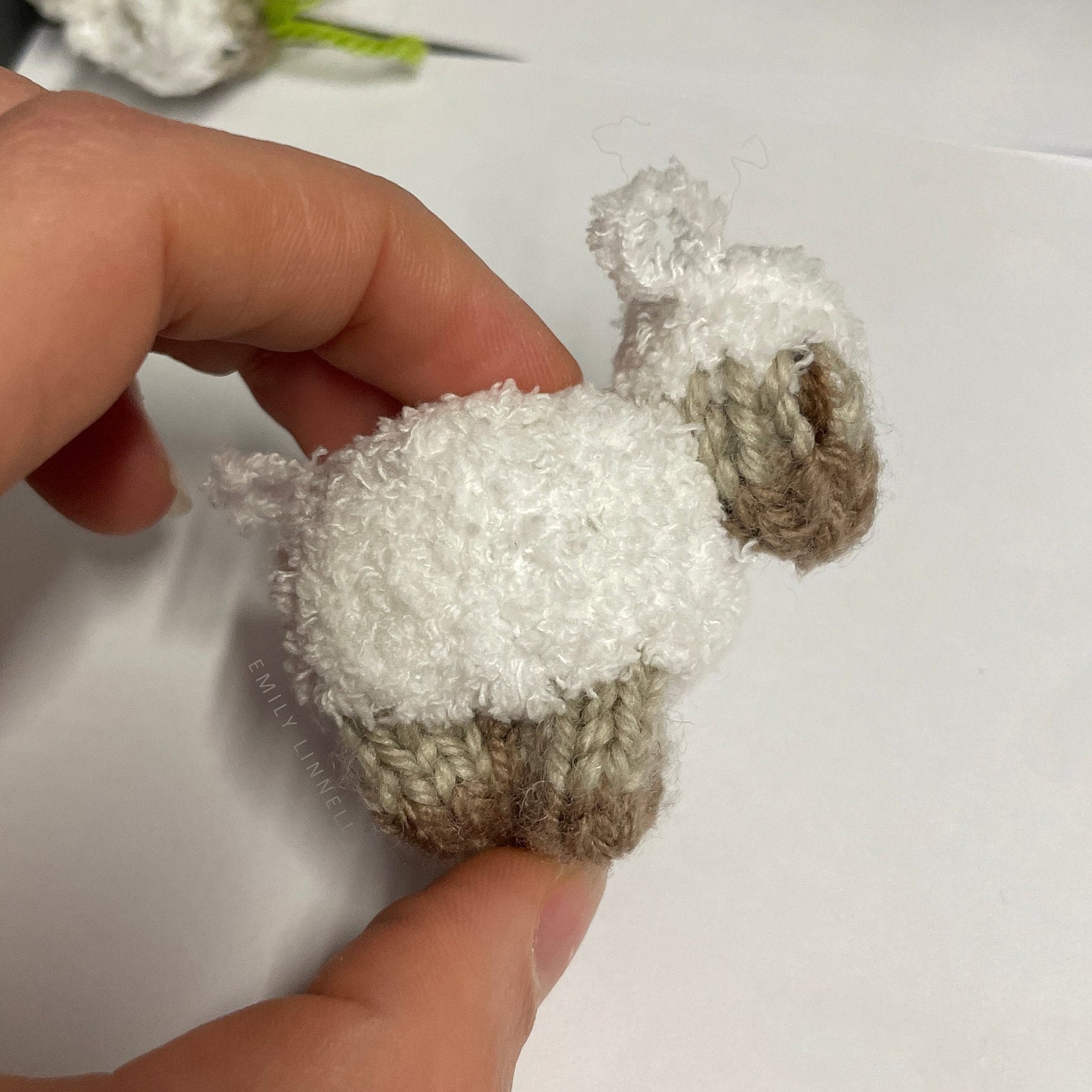 Easter Nativity Lamb Knitting Pattern Easy 5 X 4 X 2cm by Emily Linnell ...