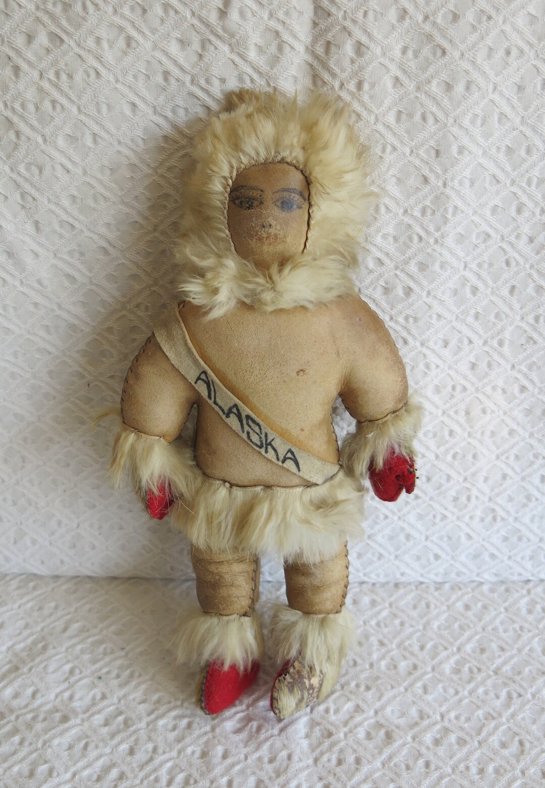 Vintage Alaska Eskimo Doll Hand Painted Face - Etsy