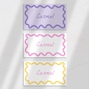 Italiano Editable, Customisable, Printable Name Cards V2 Watercolour ...