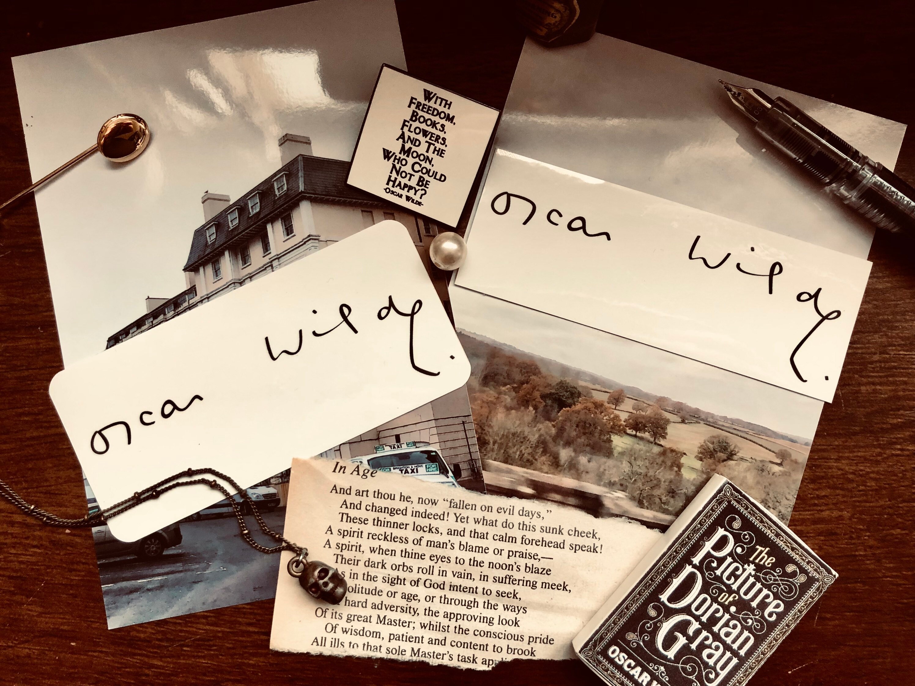 Oscar Wilde Signature Sticker - Etsy