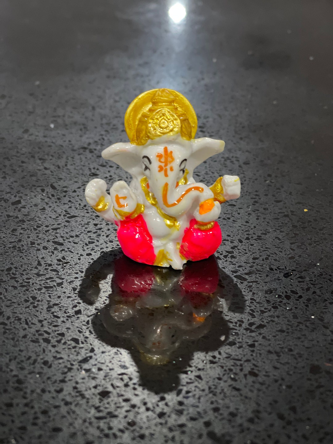 Acrylic Ganesha, Ganesh Statue, Ganesha Pooja Favor, Idol, Ganesha ...