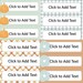Fall-themed Editable Name Tags (or Labels) - Etsy