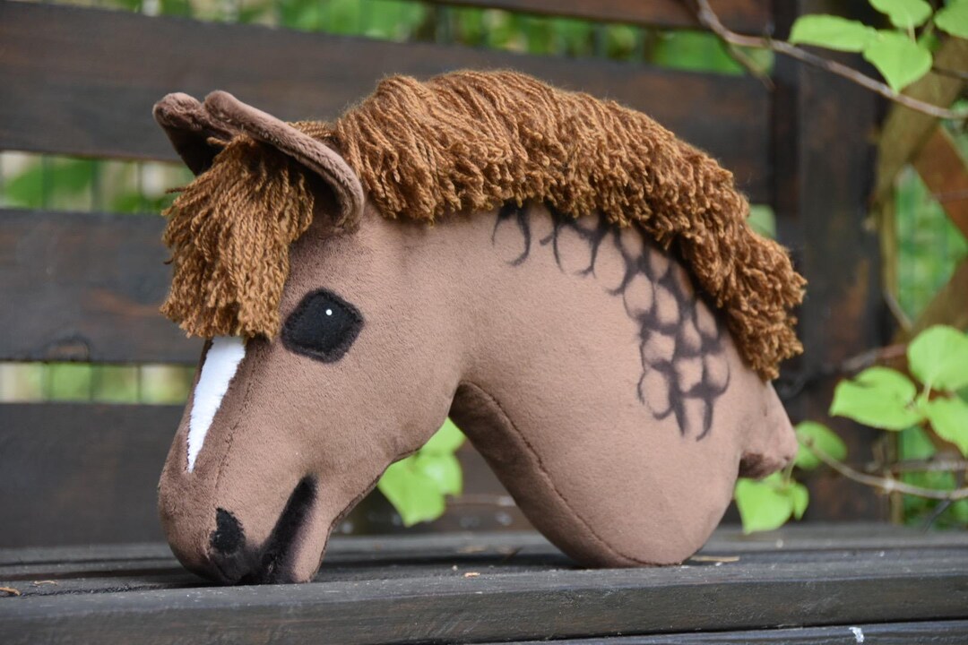 Beautiful Dapple Bay Hobby Horse. Lovely Cute and Cheap Hobbyhorse for ...