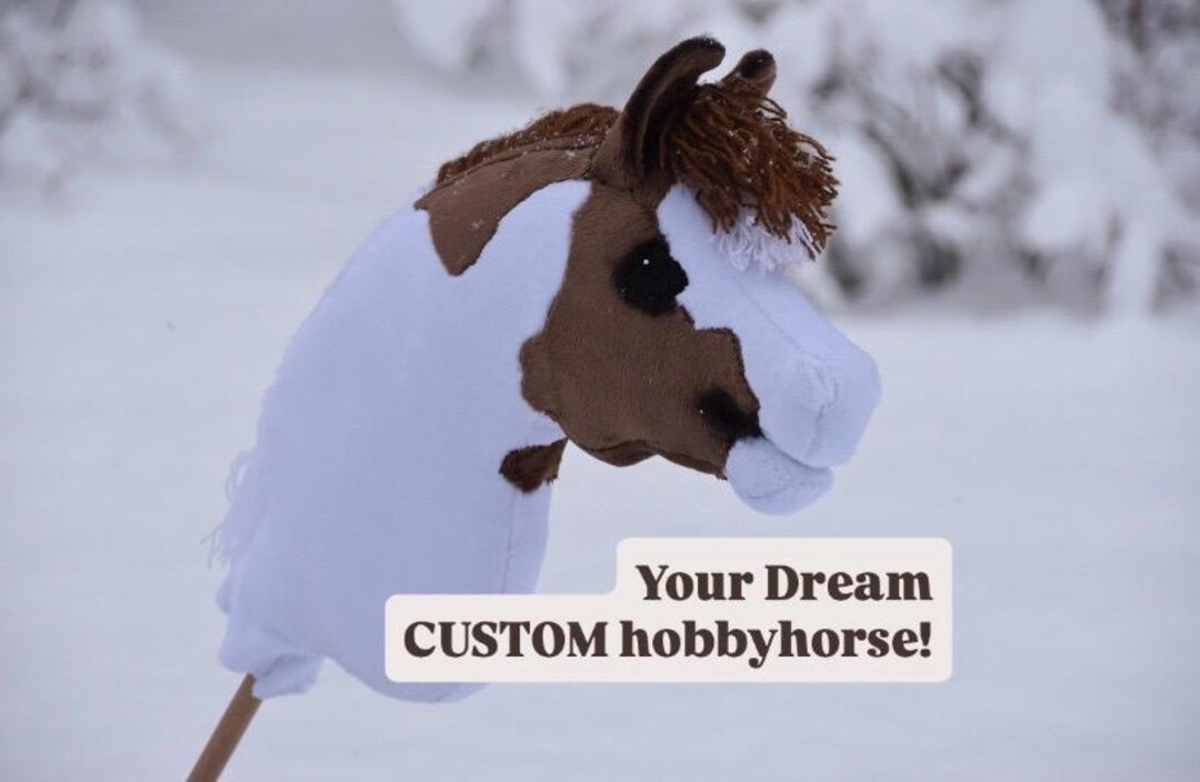 Your Dream Custom Hobby Horse – Cute and Cheap Handmade Stick Horse Toy ...