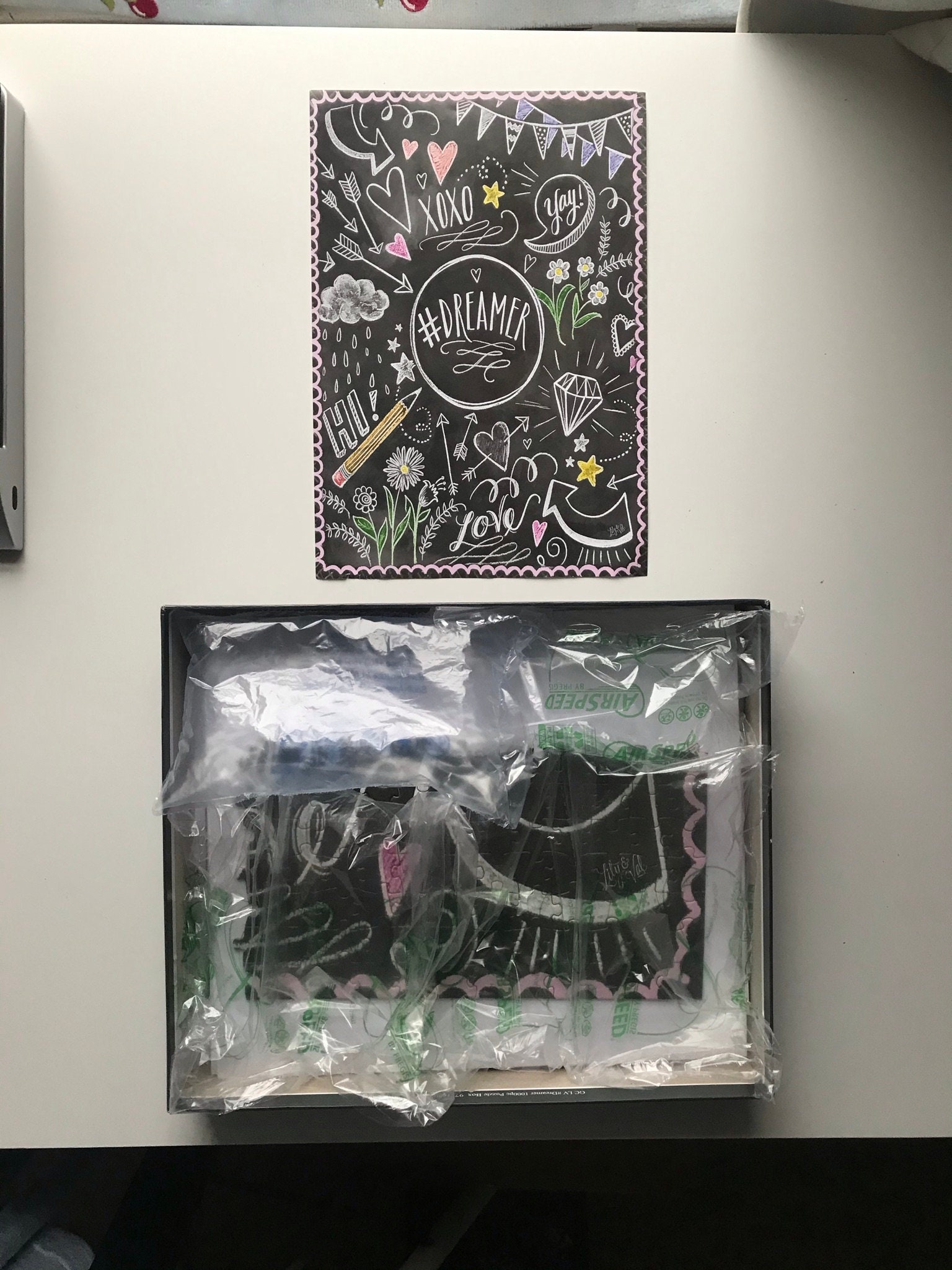 Unpuzzled dreamer, Hand Drawn Chalk Art 1,000 Piece Jigsaw Puzzle - Etsy