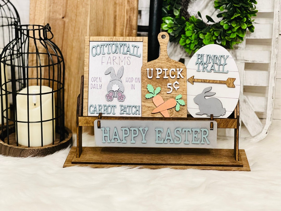 Easter Bunny Shelf Sitter, Easter Decor, Easter Shelf Decor, Easter ...