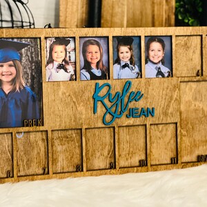 Pre-k to Graduation Picture Frame, First Day of School Sign, Kids ...