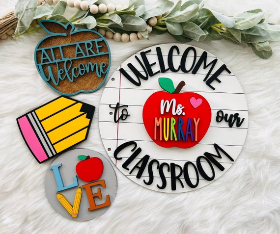 Interchangeable Classroom Sign School Sign Teacher Class - Etsy