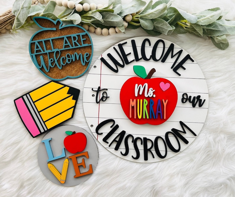 Interchangeable Classroom Sign School Sign Teacher Class - Etsy