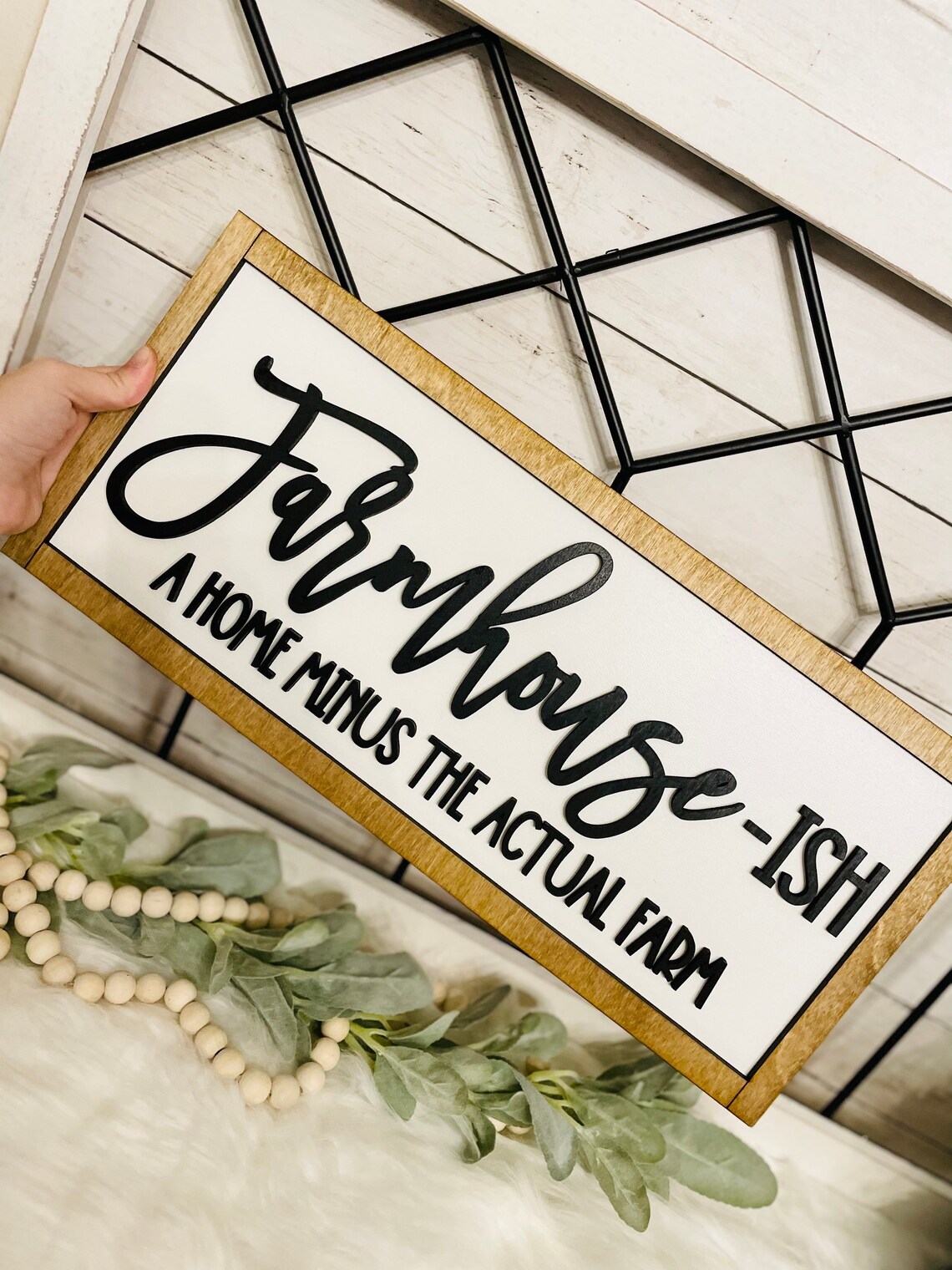 Farmhouse-ish Sign Farmhouse Ish Sign Farmhouse Home Decor - Etsy