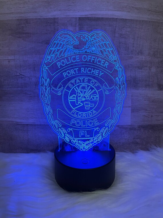 LEO Night Light Law Enforcement Gift Police Decor Police | Etsy