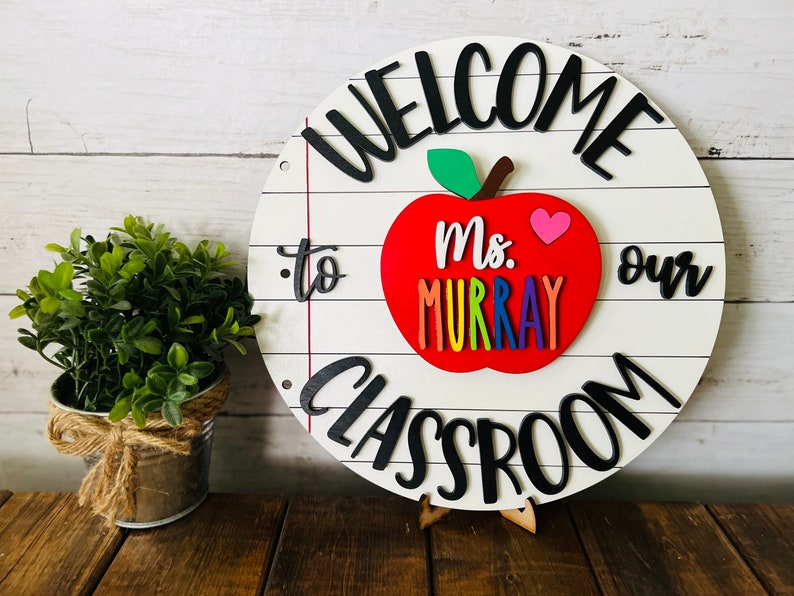 Interchangeable Classroom Sign School Sign Teacher Class - Etsy