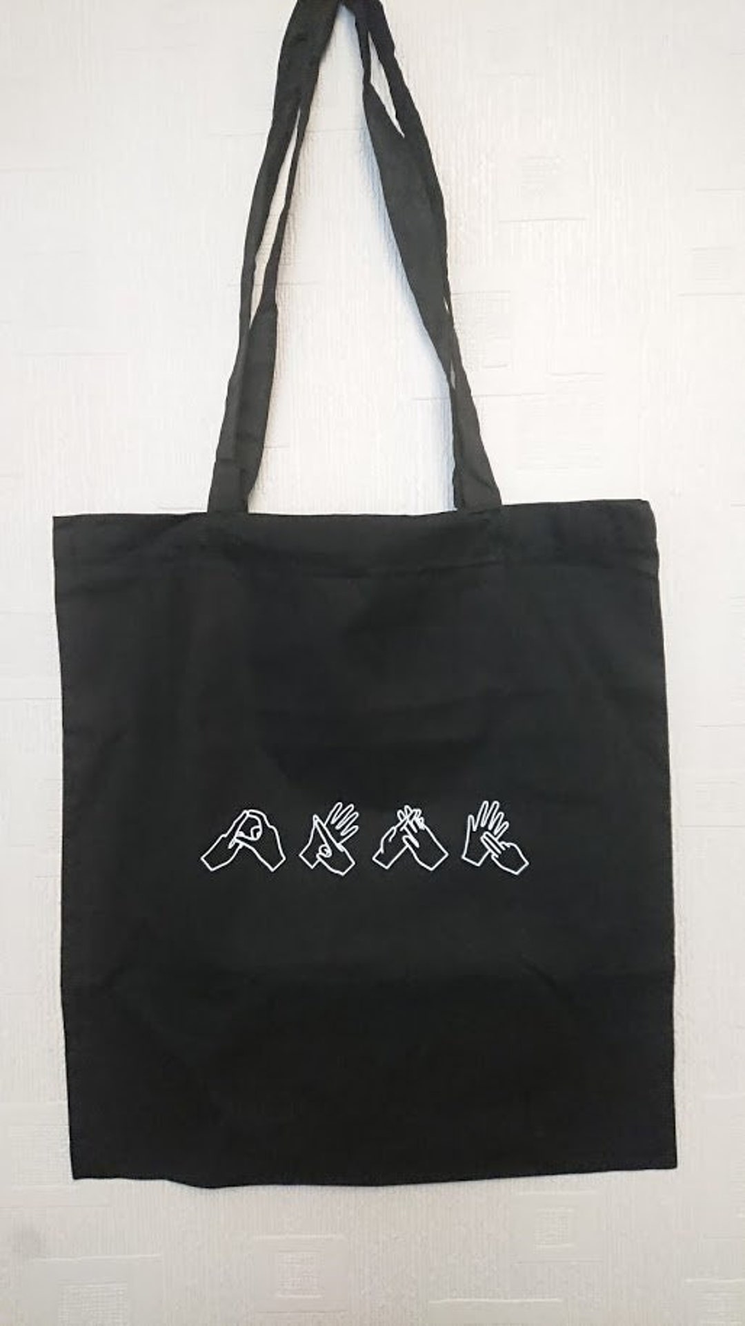 BSL on Tote Bag - Etsy UK