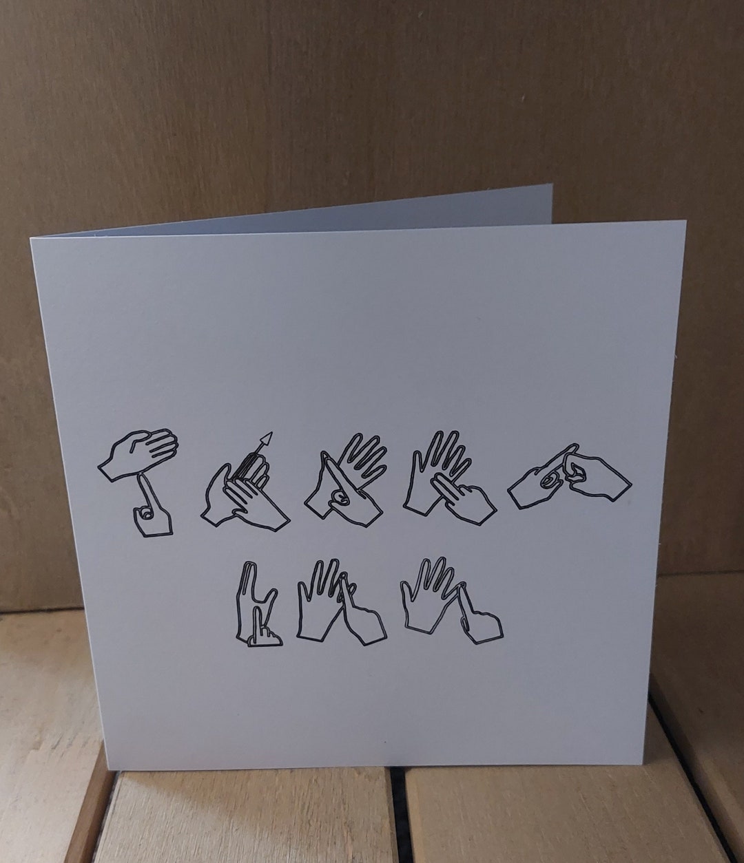 BSL Greetings Card - Etsy