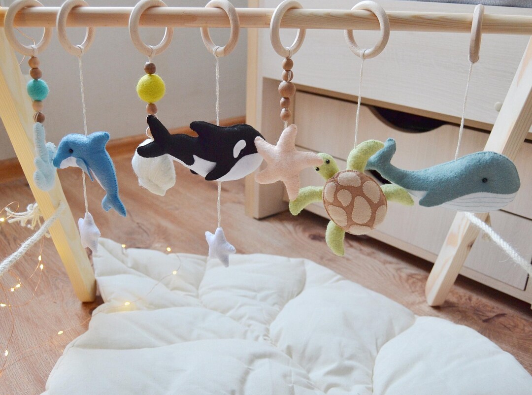 Ocean Baby Play Gym Toys, Baby Play Gym Toys, Orca Play Gym, Sea ...