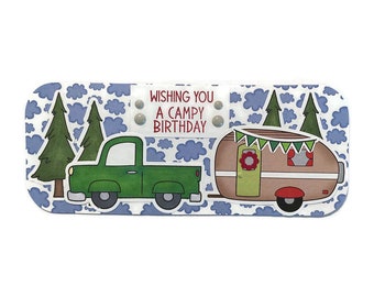 Happy Birthday Camping Card - Etsy