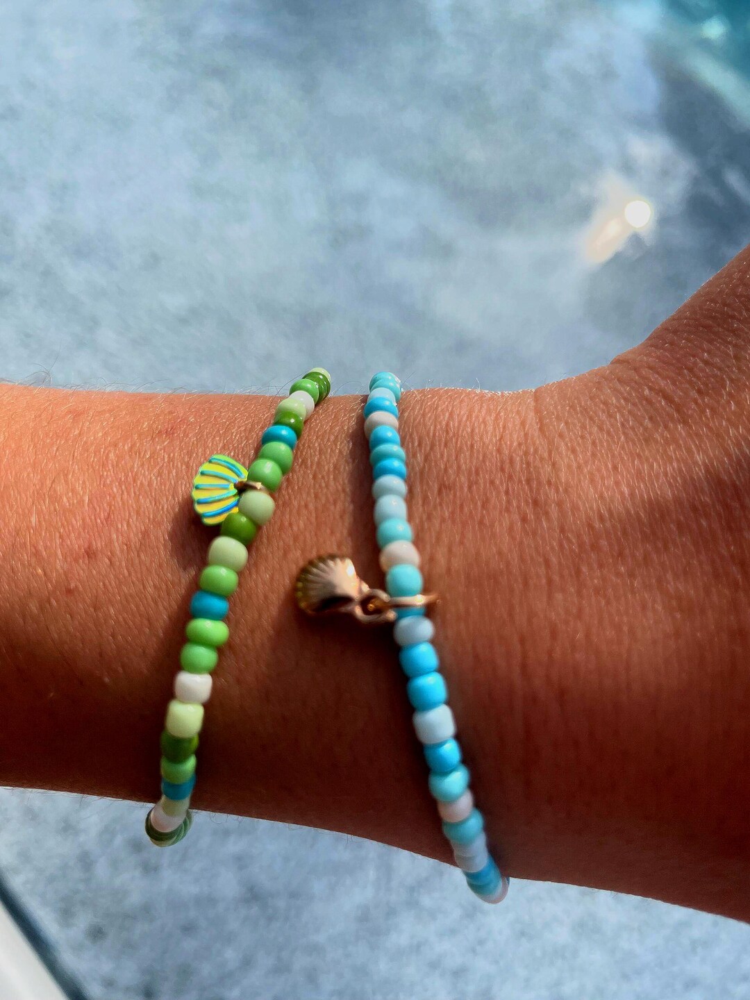 Stackable Beaded Tropical Bracelet, Summer Accessories and Jewelry ...