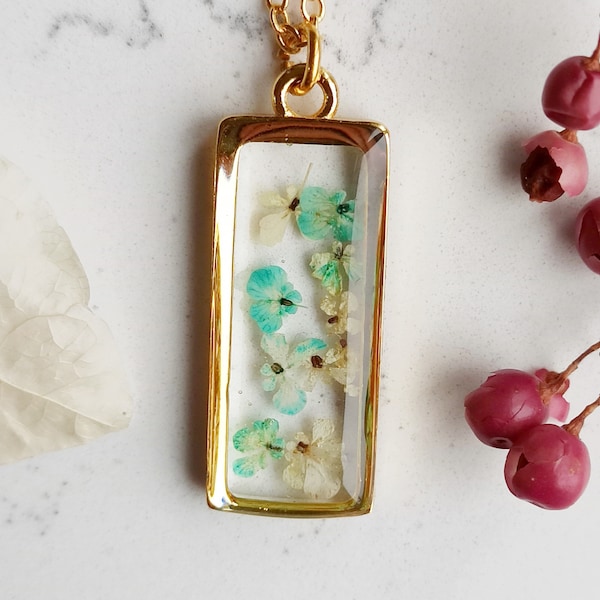 Dried Flower Jewelry - Etsy