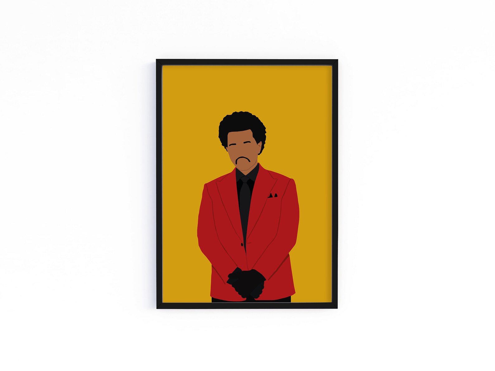 The Weeknd Print, Art Print, Minimalist Illustration, Singer, Wall Art ...