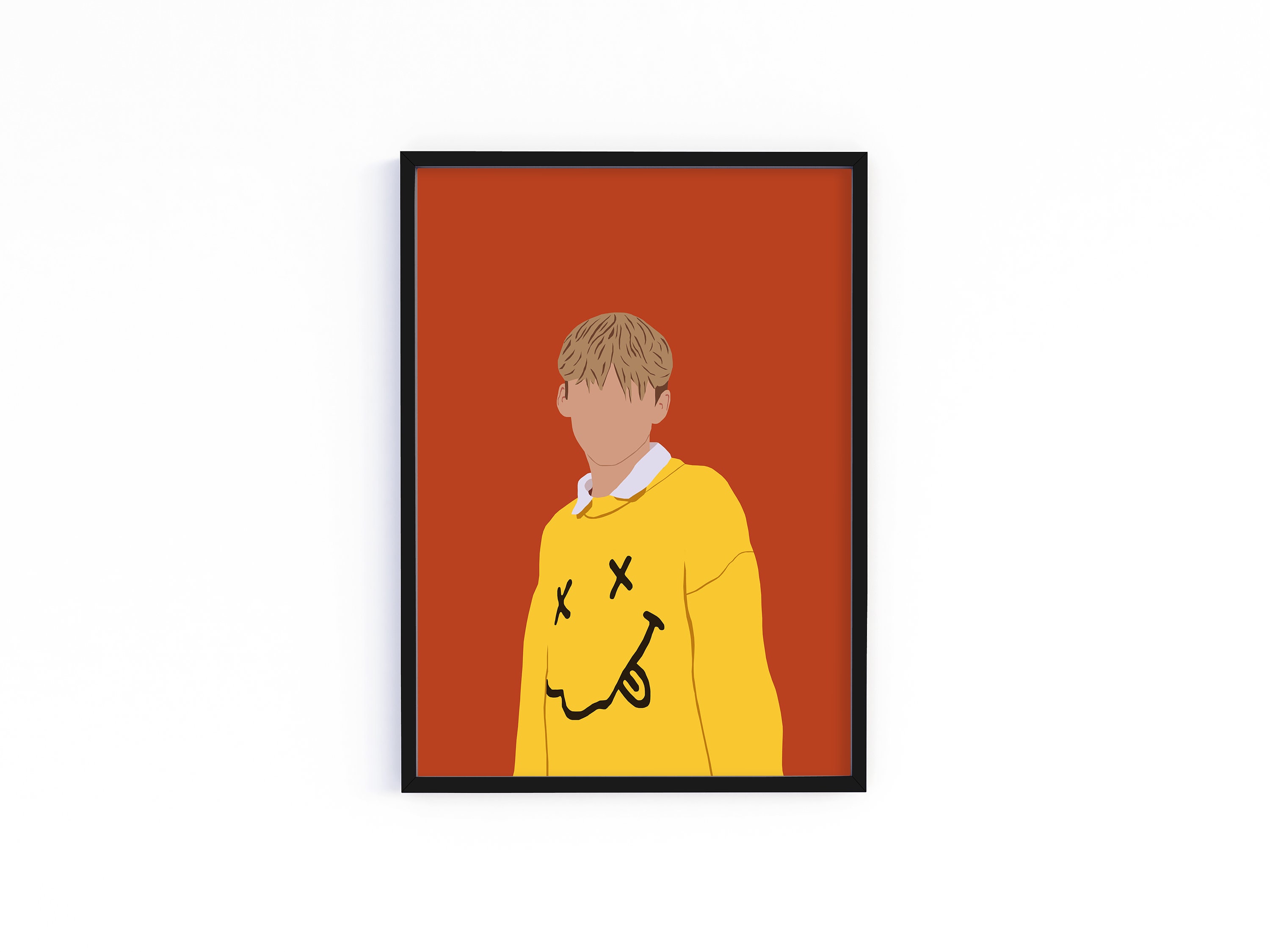 The Kid LAROI Print, Art Print, Minimalist Illustration, Rapper, Wall ...