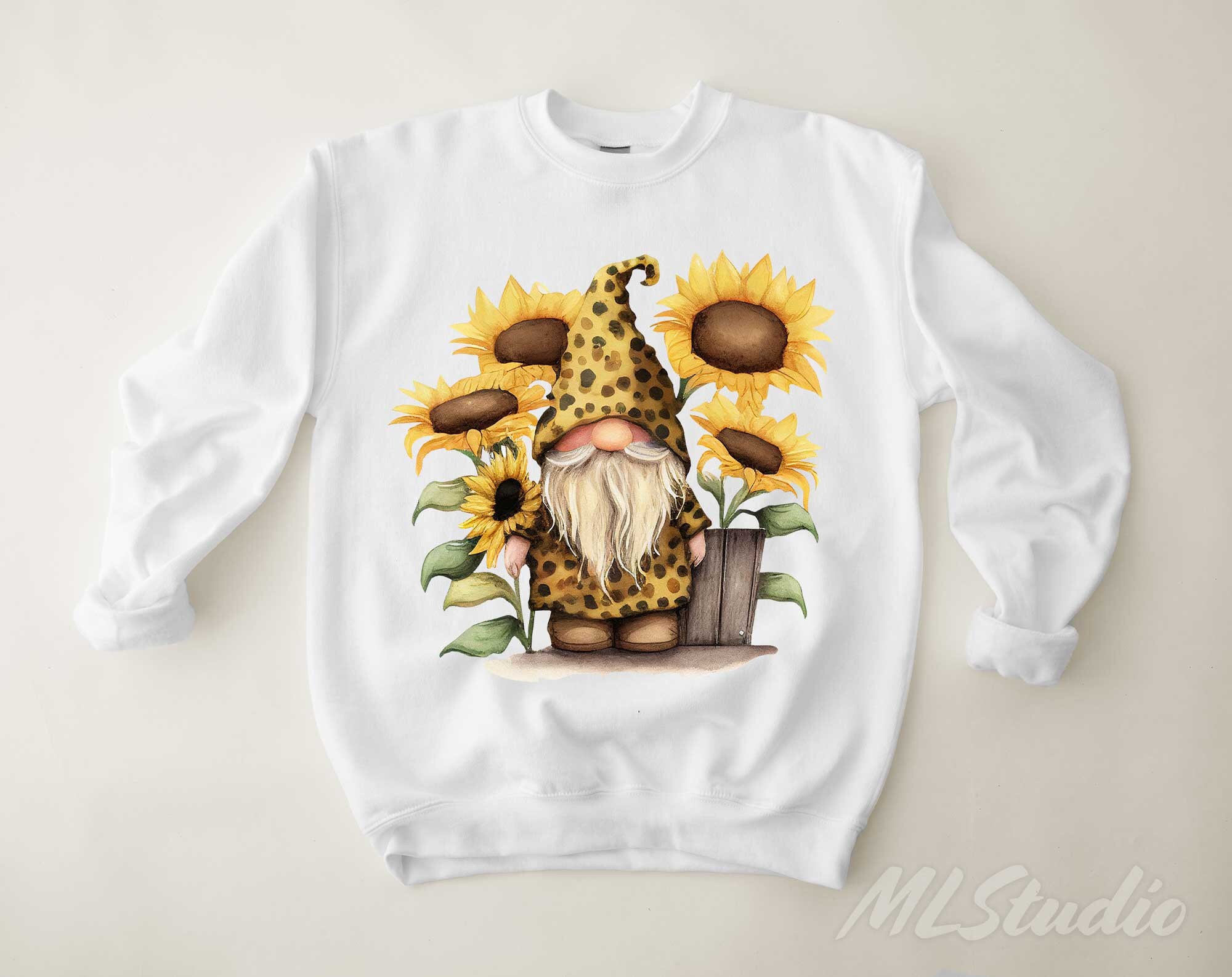 Leopard Gnome Png Spring Gnome Png Gnome Png Sunflowers Png Spring
