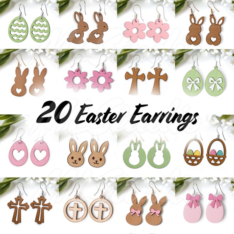 Easter Earrings - Etsy