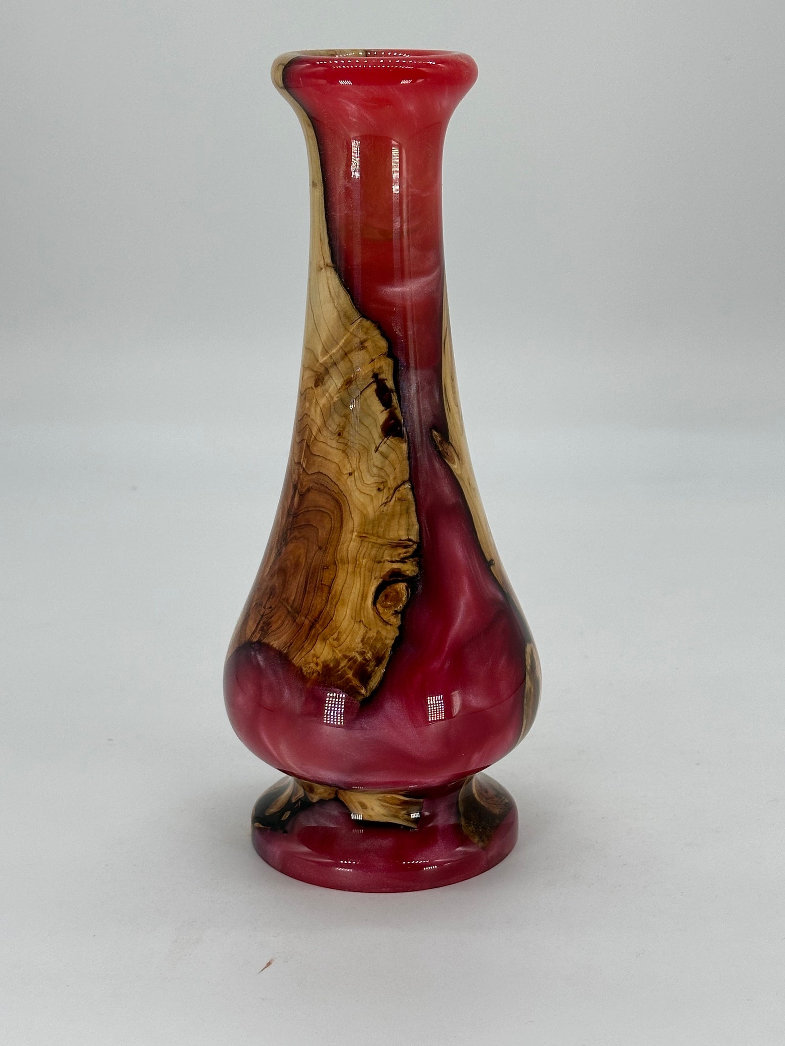 Juniper Root and Resin Vase - Etsy
