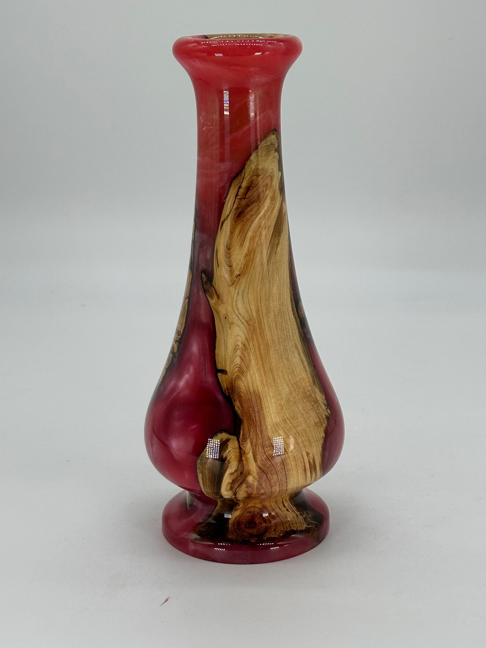 Juniper Root and Resin Vase - Etsy