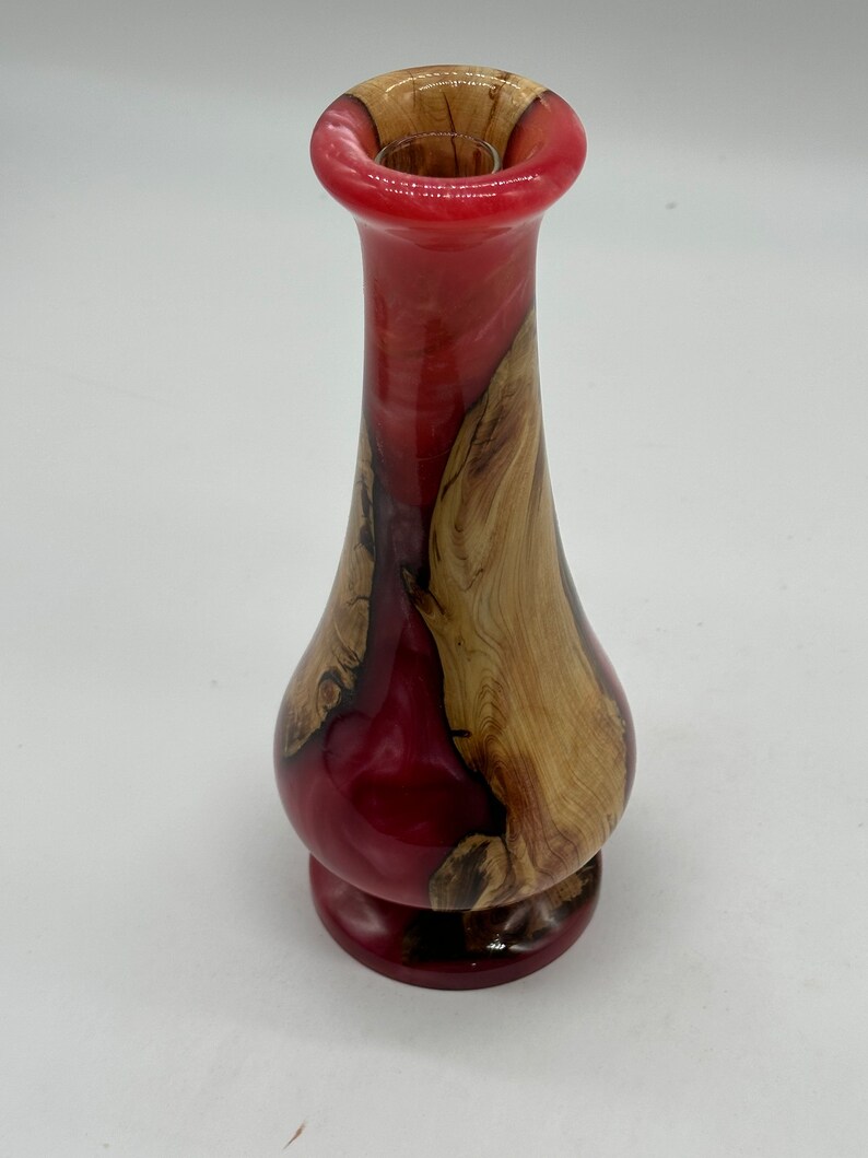 Juniper Root and Resin Vase - Etsy