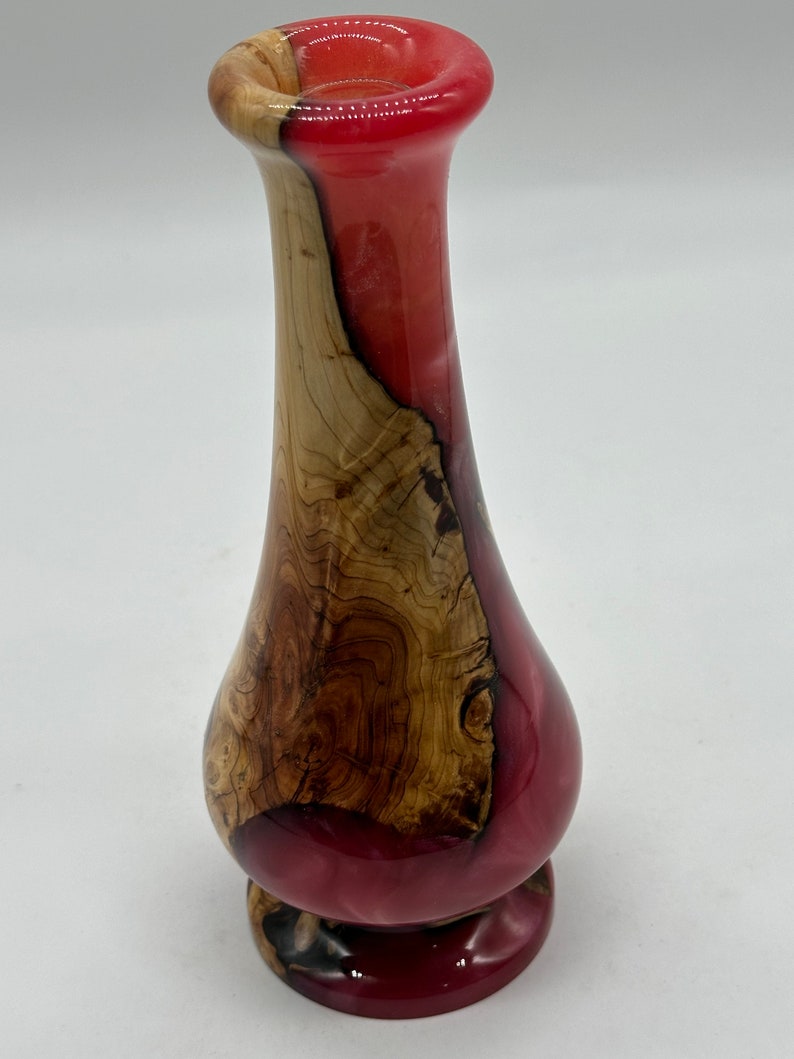 Juniper Root and Resin Vase - Etsy
