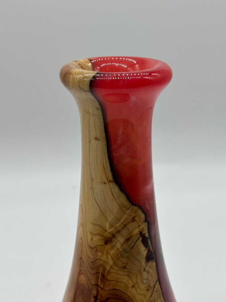 Juniper Root and Resin Vase - Etsy